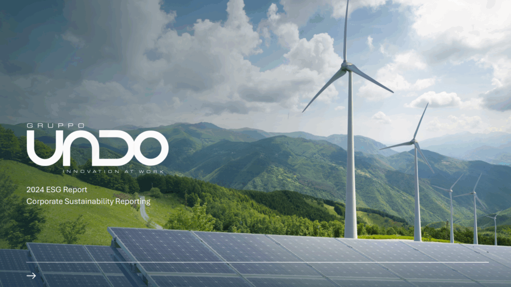 ESG Report 2024 UNDO Group is online - UNDO group